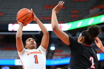Syracuse Orange Guard Alaina Rice 25 Editorial Stock Photo - Stock ...