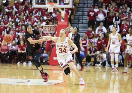 Indiana Hoosiers Forward Lilly Meister 52 Editorial Stock Photo - Stock ...