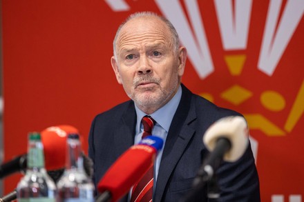 Picture Shows Wru Chairman Ieuan Evans Editorial Stock Photo - Stock ...