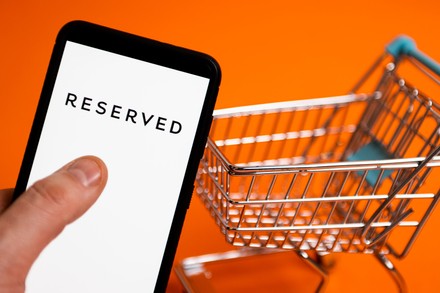 This Photo Illustration Reserved Logo Seen Editorial Stock Photo ...