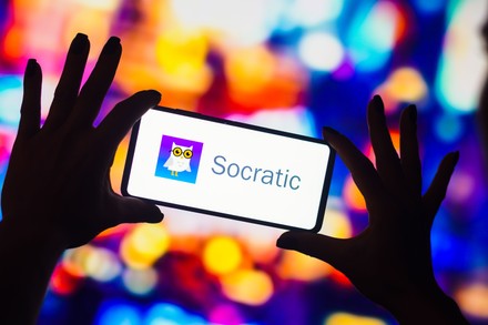 This Photo Illustration Socratic Logo Displayed Editorial Stock Photo ...