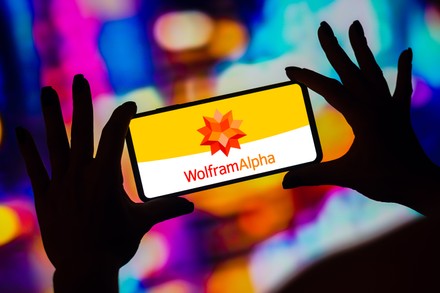 This Photo Illustration Wolfram Alpha Logo Editorial Stock Photo ...