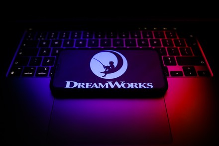 Dreamworks Logo Displayed On Phone Screen Editorial Stock Photo - Stock ...