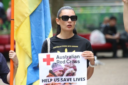 Another Protest Held Outside Red Cross Editorial Stock Photo - Stock ...