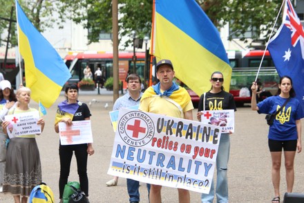 Another Protest Held Outside Red Cross Editorial Stock Photo - Stock ...