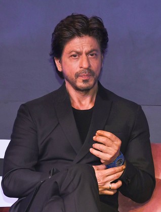 Bollywood Actor Shahrukh Khan Seen During Editorial Stock Photo - Stock ...