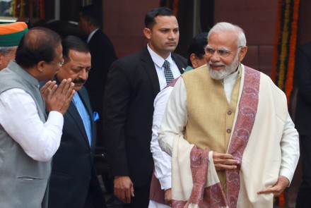 Indias Prime Minister Narendra Modi R Editorial Stock Photo - Stock ...