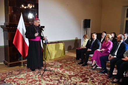 Metropolitan Archbishop Riga Zbigniew Stankiewicz L Editorial Stock ...