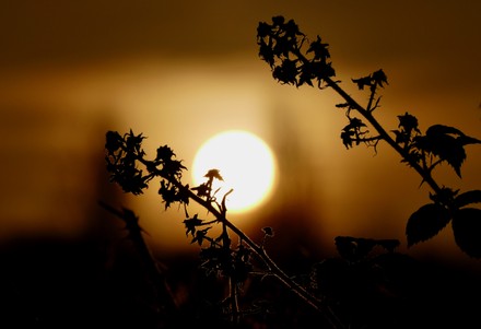 Days Sun Sets Over Countryside Editorial Stock Photo - Stock Image ...