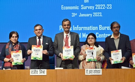 Chief Economic Advisor V Anantha Nageswaran Editorial Stock Photo ...