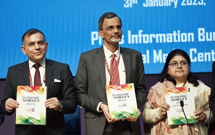 Chief Economic Advisor V Anantha Nageswaran Editorial Stock Photo ...
