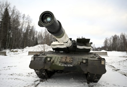Main Battle Tank Leopard 2a6 Finnish Editorial Stock Photo - Stock ...