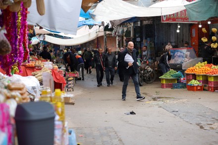Palestinians Shop Local Market Gaza City Editorial Stock Photo - Stock ...