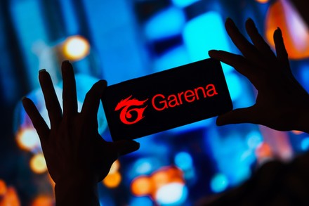This Photo Illustration Garena Logo Displayed Editorial Stock Photo ...