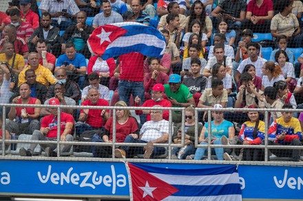 Fans Attend Game Between Representation Cuba Editorial Stock Photo ...