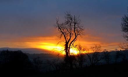 Beautiful Sunrise Before Rain Sun Rises Editorial Stock Photo - Stock ...
