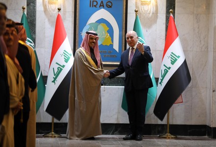 Iraqi Foreign Minister Fuad Hussein R Editorial Stock Photo - Stock ...
