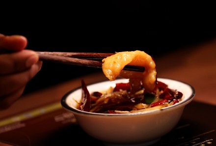 Boiled Spicy Fish Fillet Seen During Editorial Stock Photo - Stock ...