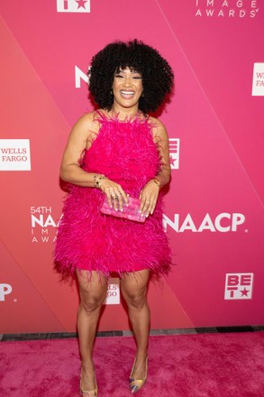 Crystal Renee Hayslett Attends 54th Naacp Editorial Stock Photo - Stock ...