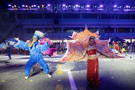 Performers Dance During Chingay Parade F1 Editorial Stock Photo - Stock ...