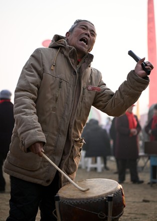 Folk Artist Performs Quyi Fair Majie Editorial Stock Photo - Stock ...