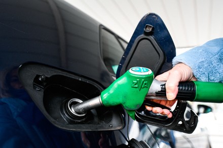 Illustration Picture Shows Person Using Petrol Editorial Stock Photo ...