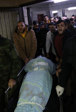 Palestinians Carry Body 25yearold Abdullah Sami Editorial Stock Photo ...