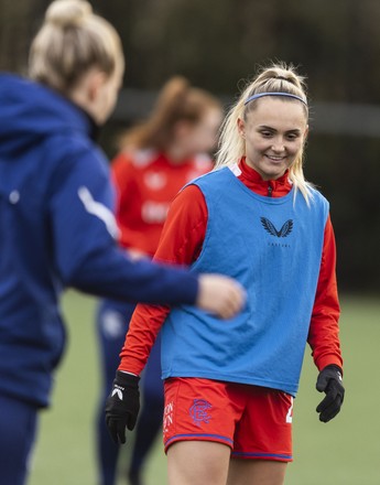 Rangers Womens Goalkeeper Victoria Esson Warms Editorial Stock Photo ...