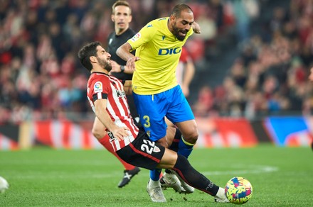 Theo Bongonda Cadiz Cf Inigo Lekue Editorial Stock Photo - Stock Image ...