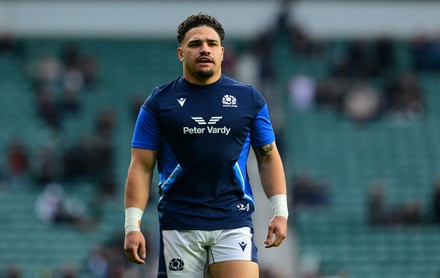Sione Tuipulotu Scotland During Six Nations Editorial Stock Photo ...