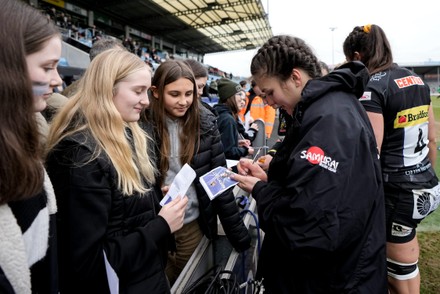 Merryn Doidge Exeter Chiefs Signs Autographs Editorial Stock Photo ...