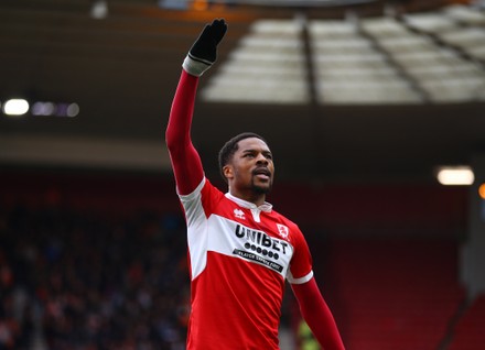 Chuba Akpom Celebrates Scoring Boros First Editorial Stock Photo ...