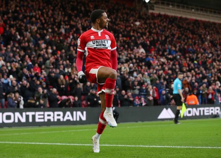 Chuba Akpom Celebrates Scoring Boros Second Editorial Stock Photo ...