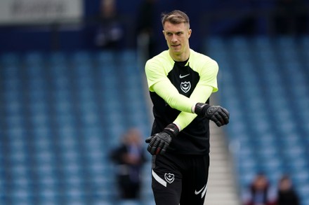 Portsmouth Goalkeeper Matt Macey During Efl Editorial Stock Photo ...