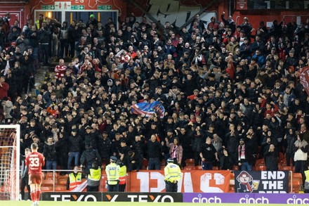 Aberdeen Fans During Cinch Scottish Premiership Editorial Stock Photo ...