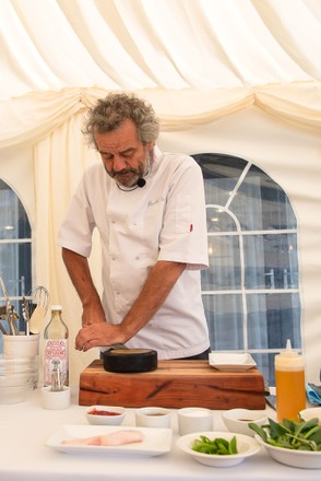 Celebrity Chef Mark Hix Gives Cookery Editorial Stock Photo - Stock ...