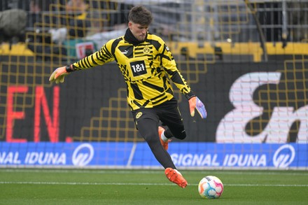 Dortmund Sc Freiburg Goalkeeper Benjamin Uphoff Editorial Stock Photo ...