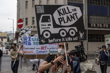 Protesters Holding Placards During Kill Plant Editorial Stock Photo ...