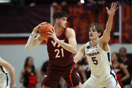 Virginia Tech Hokies Forward Grant Basile Editorial Stock Photo - Stock ...