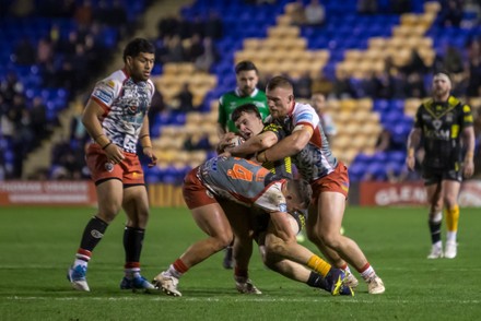 Josh Thewlis Warrington Wolves During Rugby Editorial Stock Photo ...