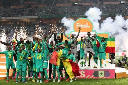 Team Senegal Celebrate During Awarding Ceremony Editorial Stock Photo ...