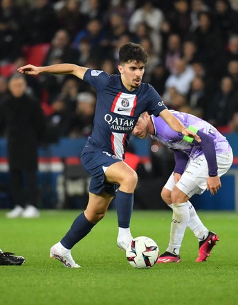 Paris Saintgermains Portuguese Midfielder Vitinha C Editorial Stock ...