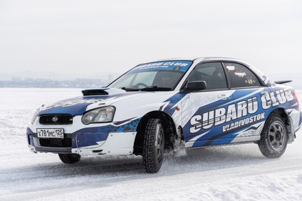 Subaru Impreza Sti Seen On Track Editorial Stock Photo - Stock Image ...