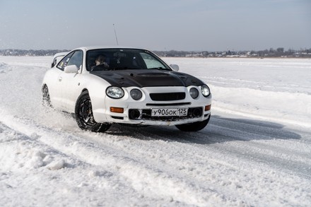 Toyota Celica Seen On Track During Editorial Stock Photo - Stock Image ...