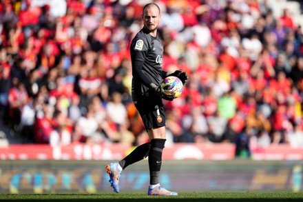 Predrag Rajkovic Goalkeeper Mallorca Serbia During Editorial Stock ...