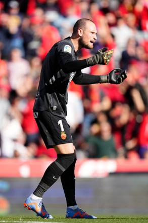 Predrag Rajkovic Goalkeeper Mallorca Serbia Gives Editorial Stock Photo ...