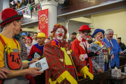 Clowns Attend Church Service All Saints Editorial Stock Photo - Stock ...