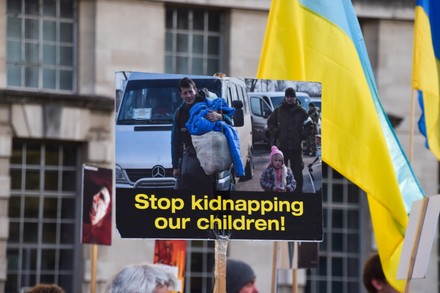 Protester Holds Placard Which States Stop Editorial Stock Photo - Stock ...