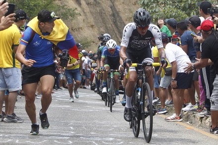 Colombian Cyclist Winner Anacona Pacto Por Editorial Stock Photo ...