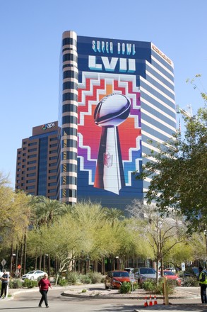 Banners Signage Promoting Super Bowl Lvii Editorial Stock Photo - Stock ...